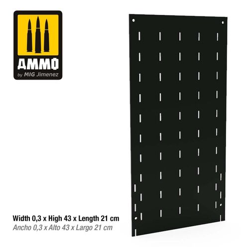 AMMO of Mig Jimenez 8870 Modular System Workshop - Rear Panel