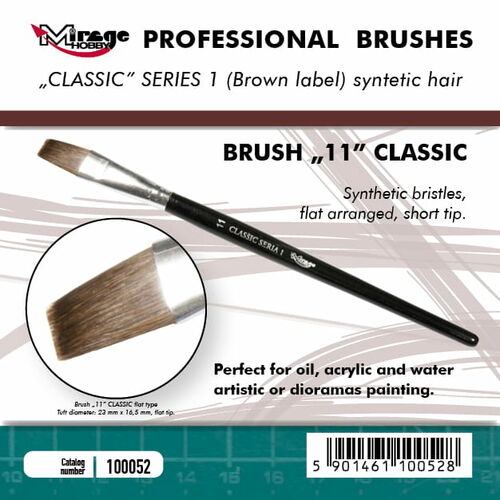 Mirage-Hobby 100052 Brush "11" Classic Series 1 (Brown label)