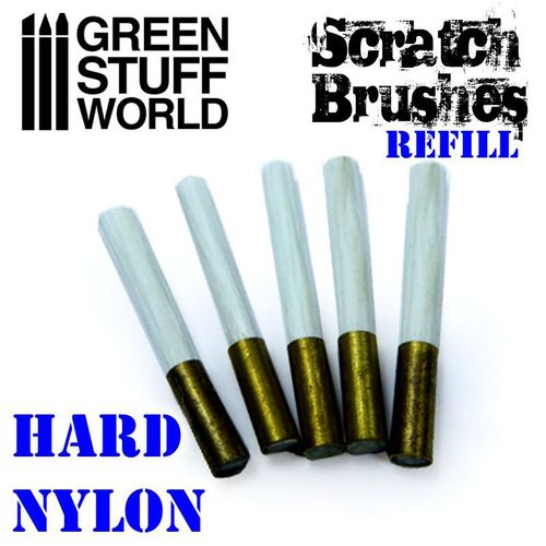 Green Stuff World 1655 HARD NYLON Refill for Scratch Brush