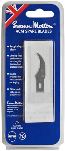 Swann Morton 9148 No.28 Blade to fit SWA-9106 No.2 and SWA-9107 no.5 handle in pack of 5 blades