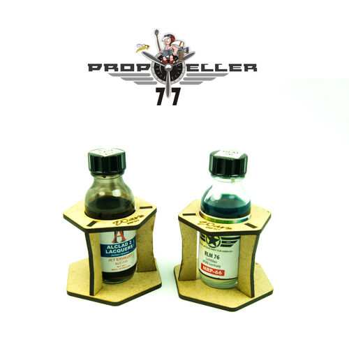 77propeller 317 Wave Kit – The Paint Stand – 2 Pieces In A Package (for Alclad and MRP Paint)