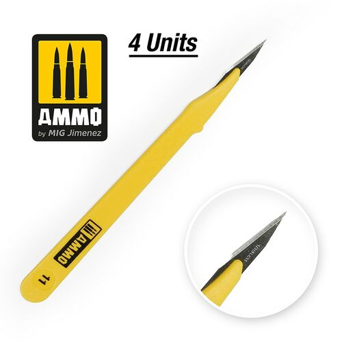 AMMO of Mig Jimenez 8692 Standard Blade Straight – 4 pcs.