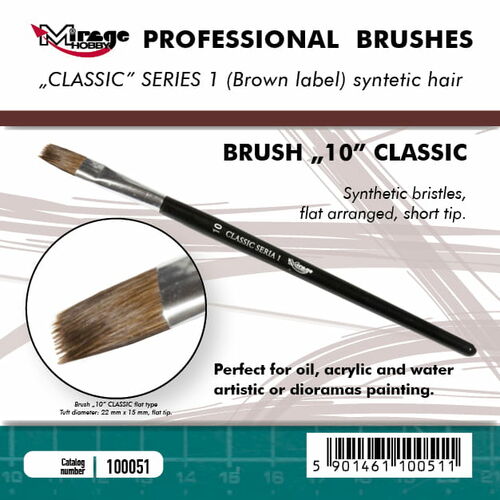 Mirage-Hobby 100051 Brush "10" Classic Series 1 (Brown label)