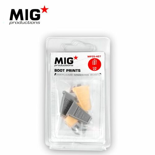 AK-Interactive MP35-407 BOOT PRINTS American Modern Boots