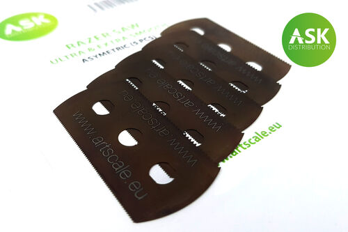 Art Scale Kit T0004 Razer Saw: ultra smooth and extra smooth asymetric (5 pcs)