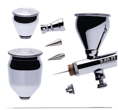 Madworks JM-00U Professional Airbrush Ultimate Edition (with MAC Valve + 0.5mm Nozzle Set)