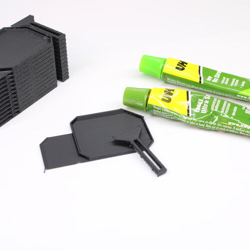 ZygiArt AKC-007 Tray With Spatula For Two-Component Glue (12pcs)