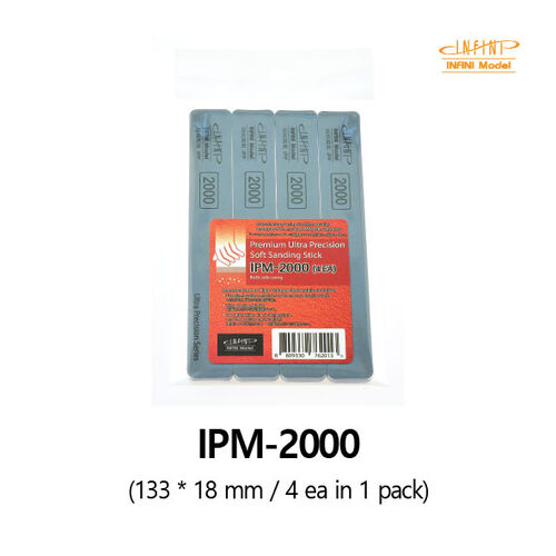 Infinimodel IPM2000 Premium Soft Sanding Stick (Matador) #2000 (4 pcs)