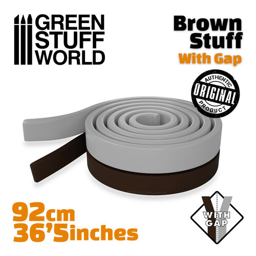 Green Stuff World 9224 BROWN Stuff Kneadatite 36.5 (93cm)