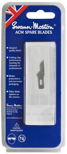 Swann Morton 9136 No.16 Blade to fit SWA-9105 No.1 handle in pack of 5 blades