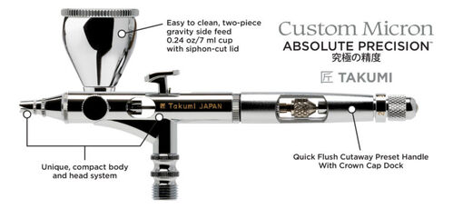 Iwata Medea ICM350T Aerograf Iwata Custom Micron Takumi 0,18mm