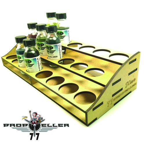 77propeller 302 “Wave” Paint stand kit - capacity 23 bottles