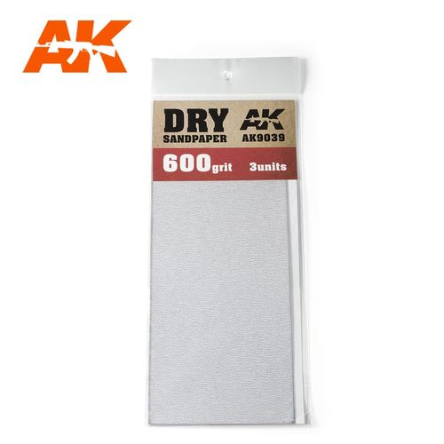 AK-Interactive 9039 Dry Sandpaper 600