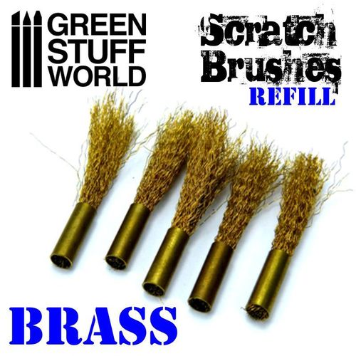 Green Stuff World 1651 BRASS Refill for Scratch Brush