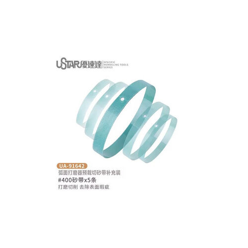 U-Star 91642 Sanding Belt 400# (5 pcs)