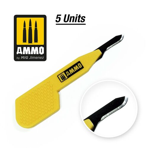AMMO of Mig Jimenez 8686 Precision Blade Curved – 5 pcs.