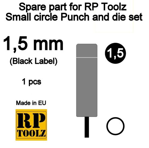 RP TOOLZ RP-PDBK15 Spare part for RP Toolz Small circle punch and die set 1,5