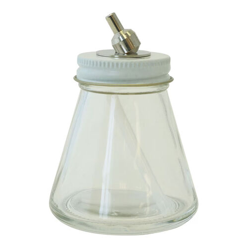 Paasche VL-3-OZ 3-OZ (89cc) glass color bottle assembly for VL, Millenium, SA2000 airbrushes