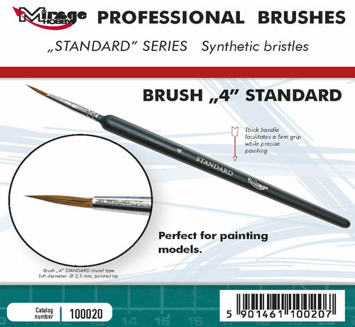 Mirage-Hobby 100020 Brush "4" STANDARD