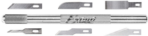 Excel Hobby Tools 19064 K1 Light Duty Knife w/6 Assorted Blades