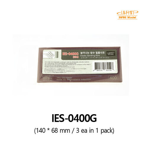Infinimodel IES0400G Elastic Sanding Film #0400 (3 pcs)