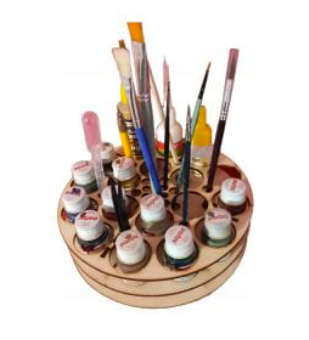 Oscarus OKR1 Mini Paint And Brush Stand Organiser