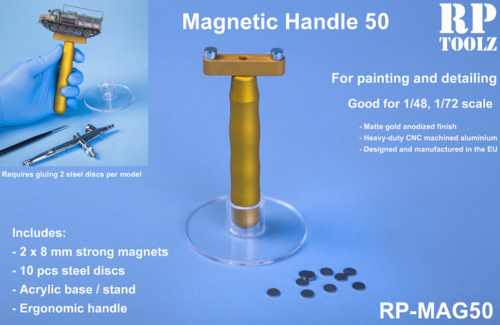RP TOOLZ RP-MAG50 Mag50 , Magnetic handle with acrylic basement
