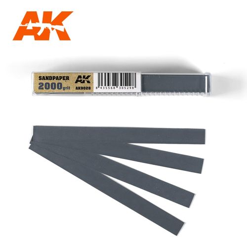 AK-Interactive 9028 Sandpaper Grain 2000 (Wet)