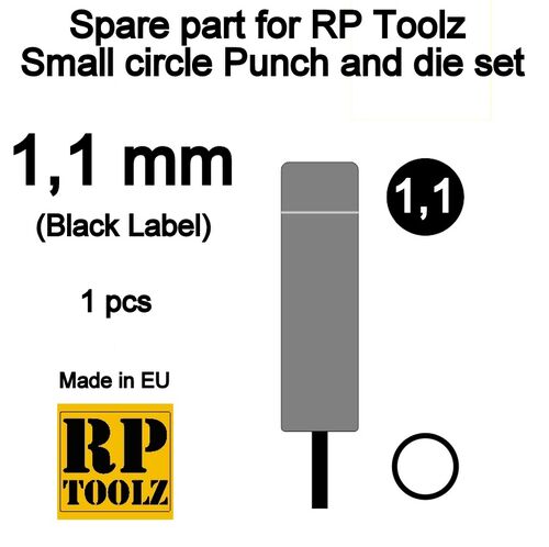 RP TOOLZ RP-PDBK11 Spare part for RP Toolz Small circle punch and die set 1,1