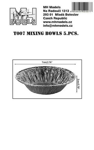 MH Models T007 Mixing bowls 5 pcs.