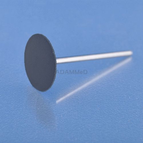 Adammed C8M Gumka do polerowania metali średnioziarnista czarna Ø19/1 mm