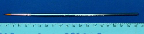 Italeri 51287 2 Synthetic round brush with brown tip