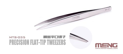 Meng Model MTS035 Tweezers Precision Flat-Tip