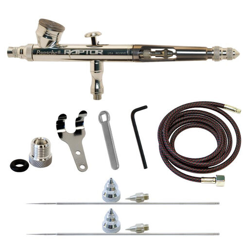 Paasche RG-3S Raptor Airbrush Set