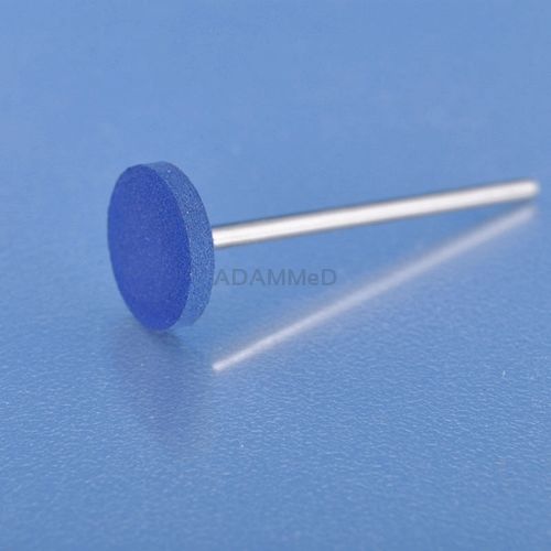 Adammed C6C Gumka do polerowania metali gruboziarnista niebieska Ø15/2,3 mm