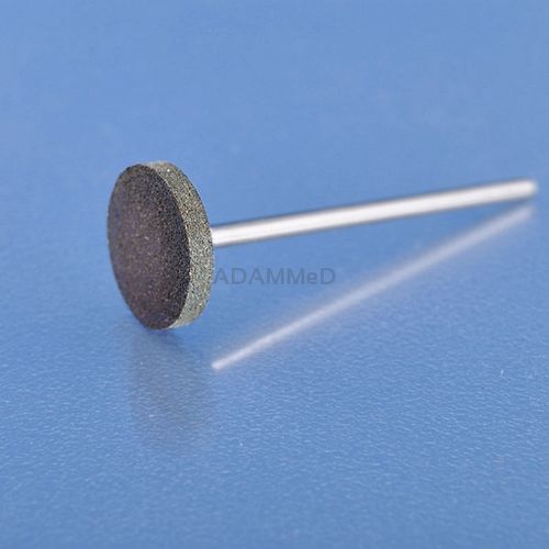 Adammed C6M Gumka do polerowania metali średnioziarnista czarna Ø15/2,3 mm