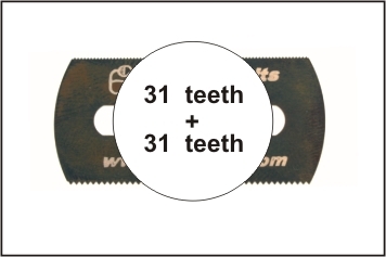 CMK KH1007 Smooth saw (both sides) 5ps