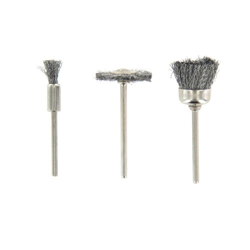Shesto RBU2700 Rotacraft Assorted Steel Brushes (3 pcs)