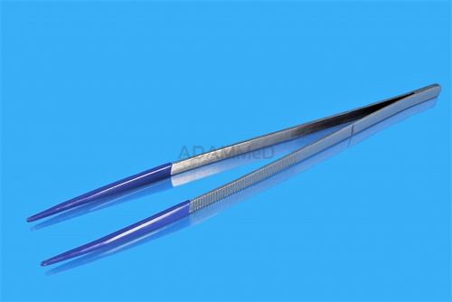 Adammed PDI26 Pęseta stalowa długa 26cm z izolowanymi końcówkami