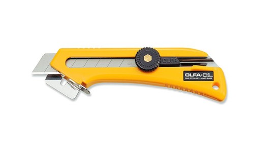 Olfa Heavy-Duty Ratchet-Lock Utility Knife with Depth Gauge (CL)