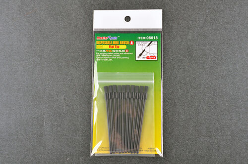Trumpeter 08018 Disposable Mini Flat Brush (10 pcs)