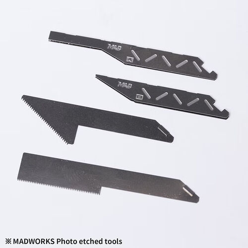 Madworks MT-04 Fine Craft Saws (S) - Rectangular x4 / Triangular x4 / Reinforcement Cap x2