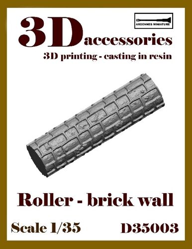 Ardennes Miniature D35003 Roller - Brick Wall