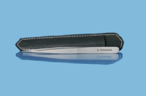 Adammed PASSWI3 Pęseta magnetyczna szwajcarskiej jakości Stainless steel, w etui nr 3 - 12 cm