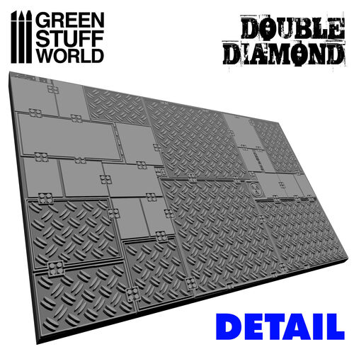 Green Stuff World 1164 Rolling pin Double Diamond
