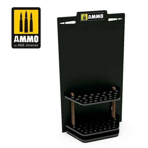 AMMO of Mig Jimenez 8884 Modular System Workshop - Brush Display Stand