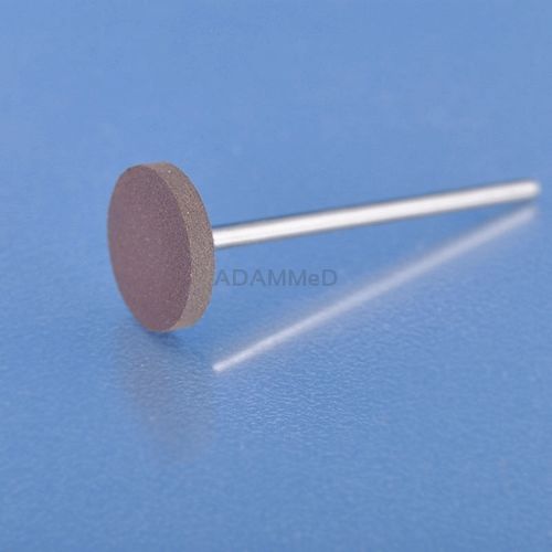 Adammed C6F Gumka do polerowania metali drobnoziarnista brązowa Ø15/2,3 mm