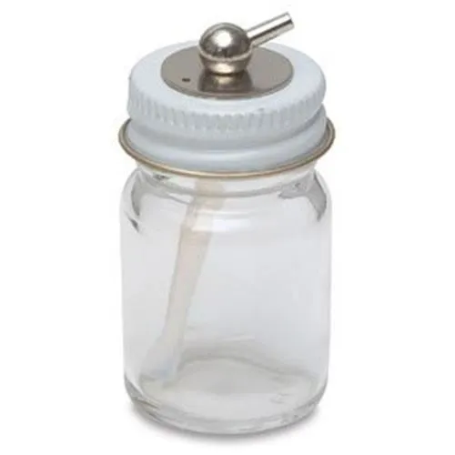 Paasche VFA-1-OZ 1-OZ (29cc) glass color bottle assembly for F, V, VV, CC airbrushes