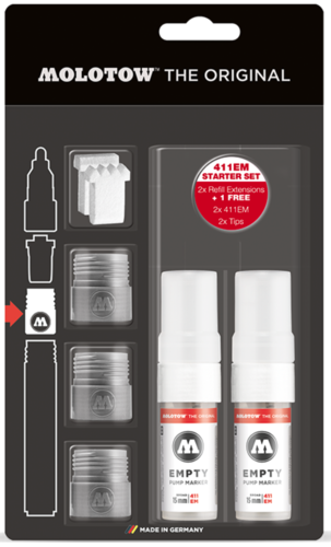 Molotow 200.506 Molotow Refill Extension 411EM Starter Kit