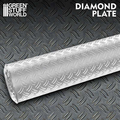 Green Stuff World 2509 Rolling Pin - Diamond Plate